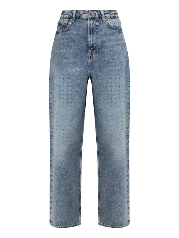 SAMSOE SAMSOE Wide Leg Jeans - Blue