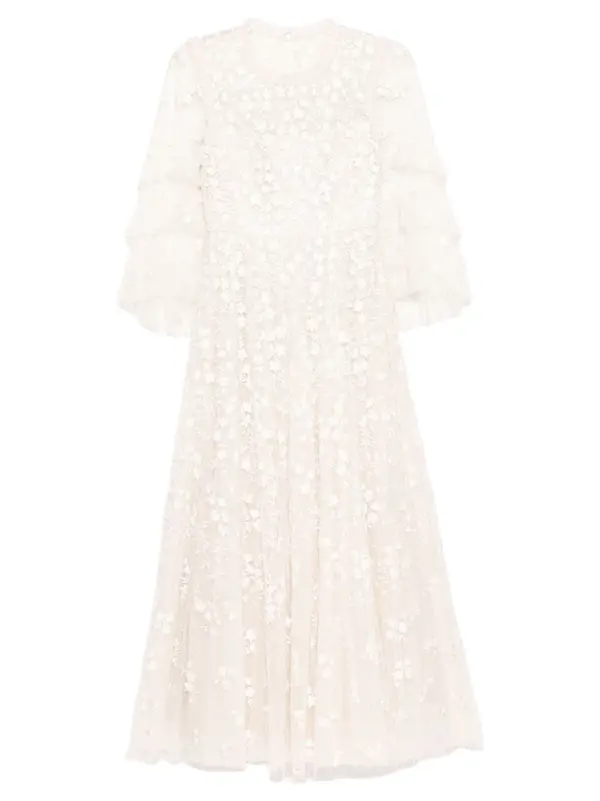 NEEDLE & THREAD Everett Bloom Gown - White