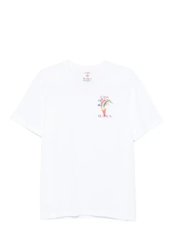 Casablanca Printed T-shirt - White