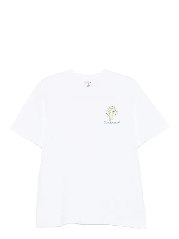 Casablanca Printed T-shirt - White