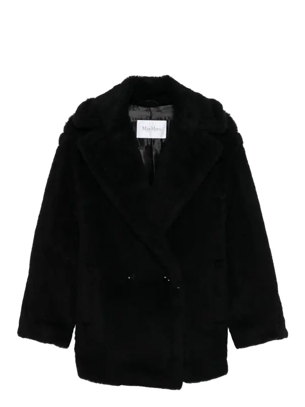 Max Mara Double-breasted Coat - Black