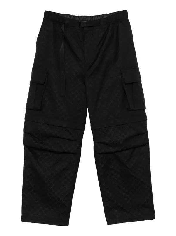 Gucci Gg Cargo Pants - Black