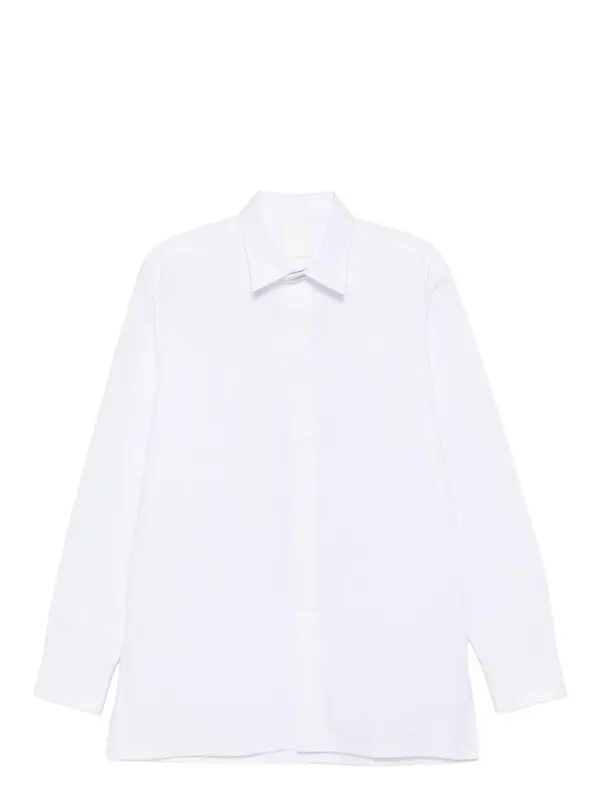 Givenchy 2g-clip Cotton Shirt - White
