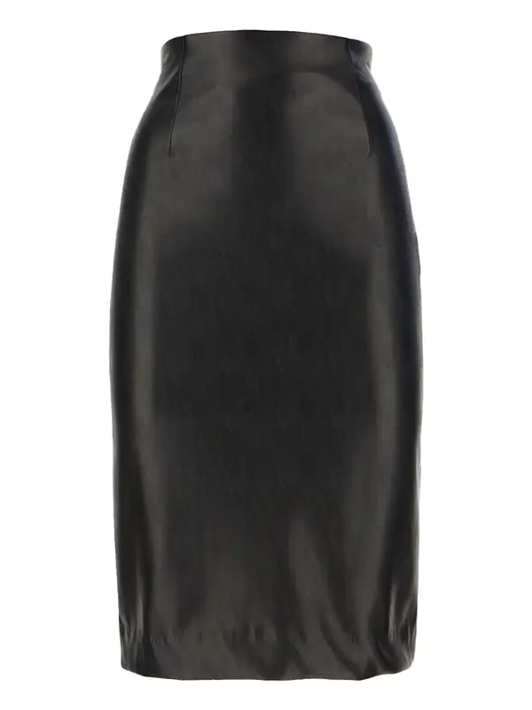 LARDINI Tailored Midi Skirt - Black