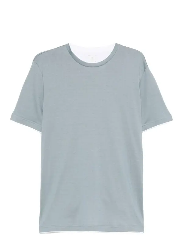 Eleventy Cotton T-shirt - Blue