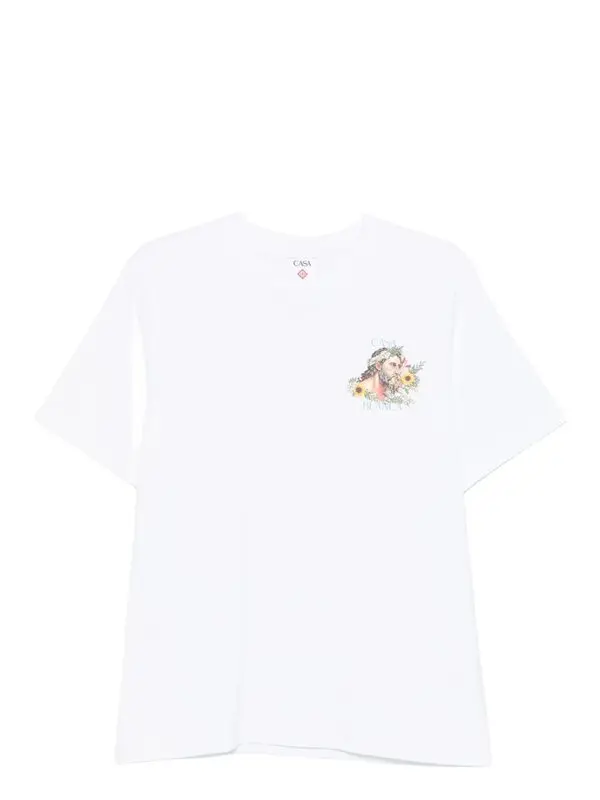 Casablanca Printed T-shirt - White