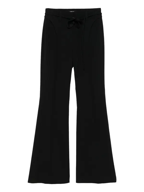 ROTATE BY BIRGER CHRISTENSEN High-waist Trousers - Black