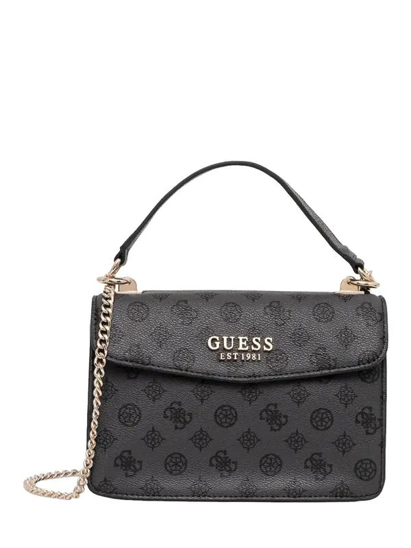 Guess Monogram Shoulder Bag - Grey