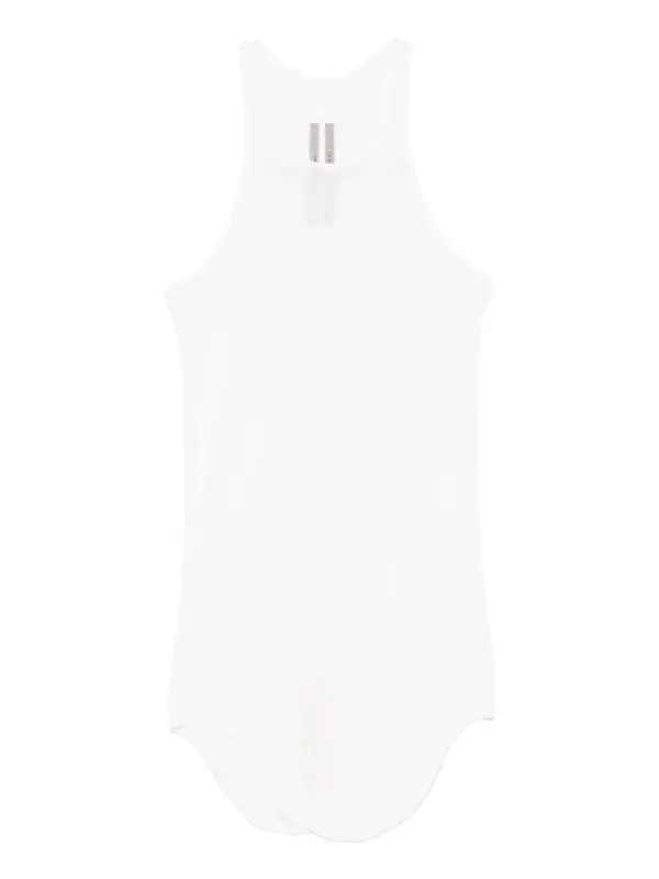 Rick Owens Ribbed Tank Top - White