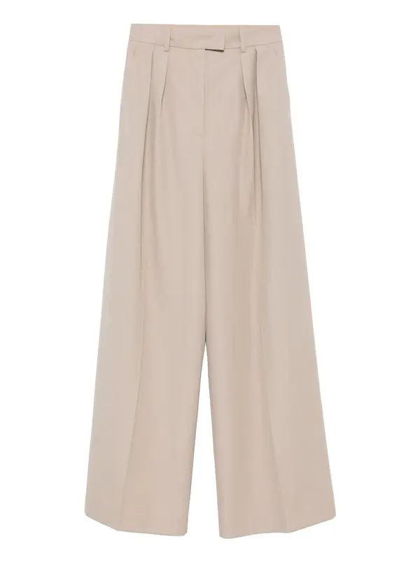 ANINE BING Lou Trousers - Neutrals