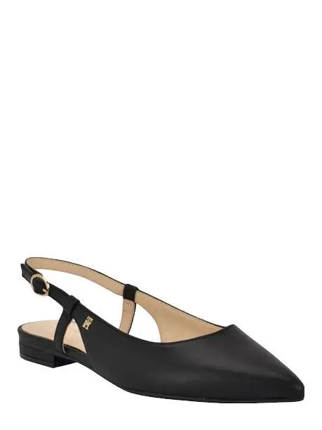 Tommy Hilfiger Vamina Slingback Flats - Black