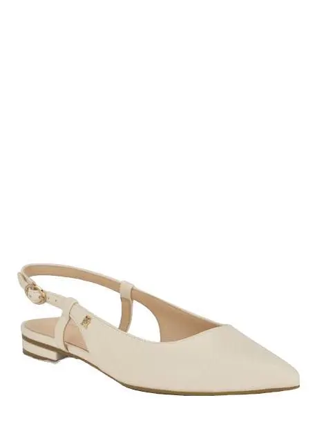 Tommy Hilfiger Vamina Slingback Flats - Ivory