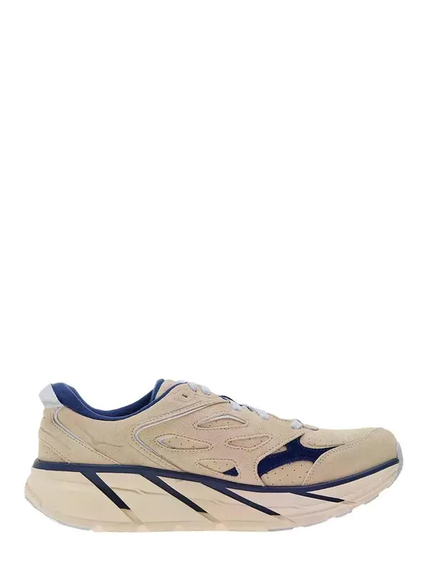 HOKA® Clifton L Suede Sneakers - Neutrals