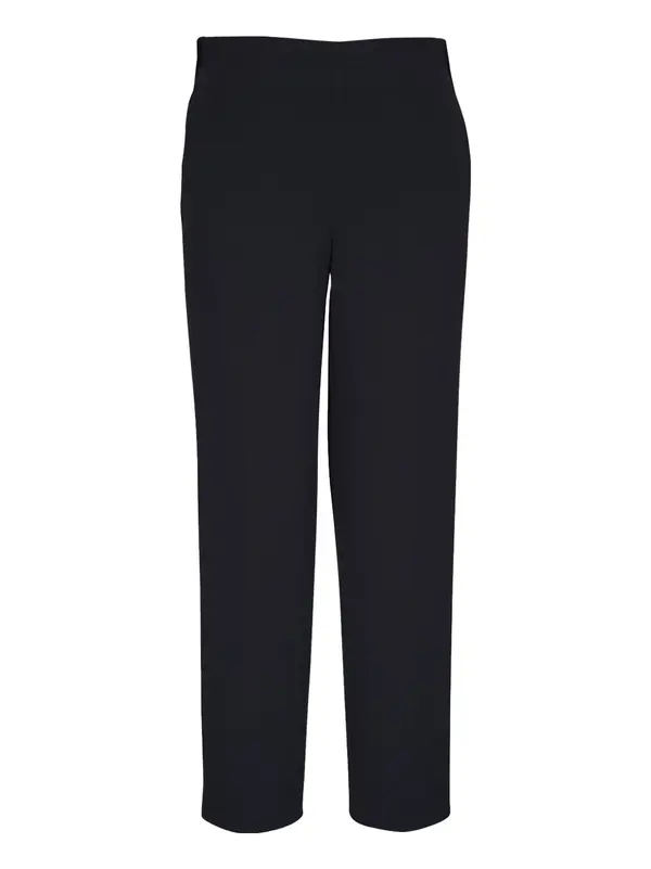 Vince Velvet-trim Cropped Trousers - Black