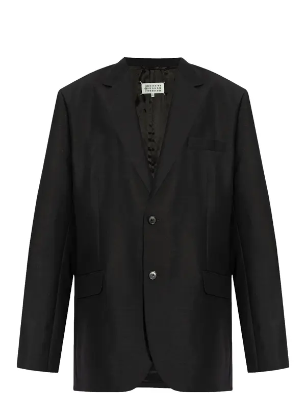 MAISON MARGIELA Wool Blazer - Black