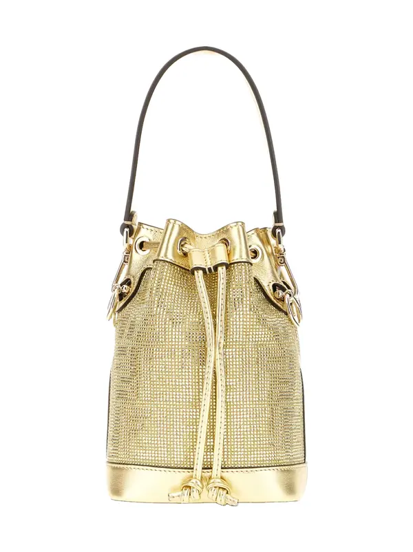 Fendi Mini Mon Tresor Bucket Bag - Gold