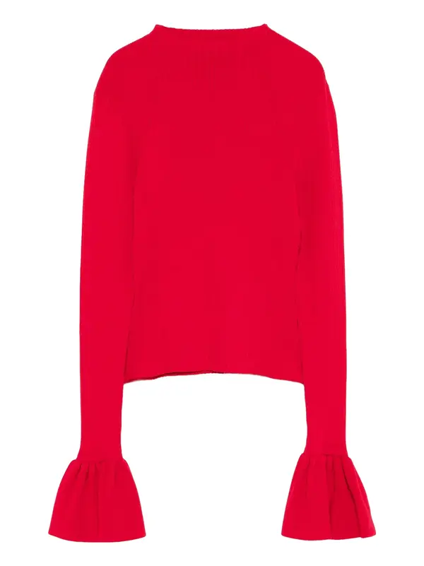 ROTATE BY BIRGER CHRISTENSEN High-neck Jumper - Red