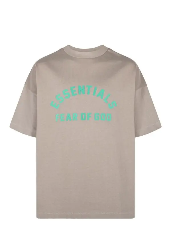 Fear Of God Logo Print T-shirt - Grey