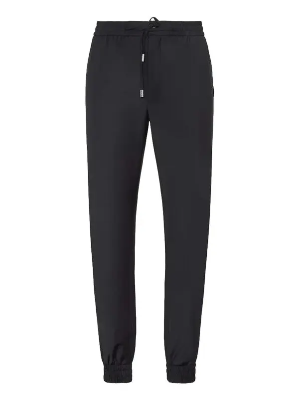 Philipp Plein Wool Jogging Trousers - Black