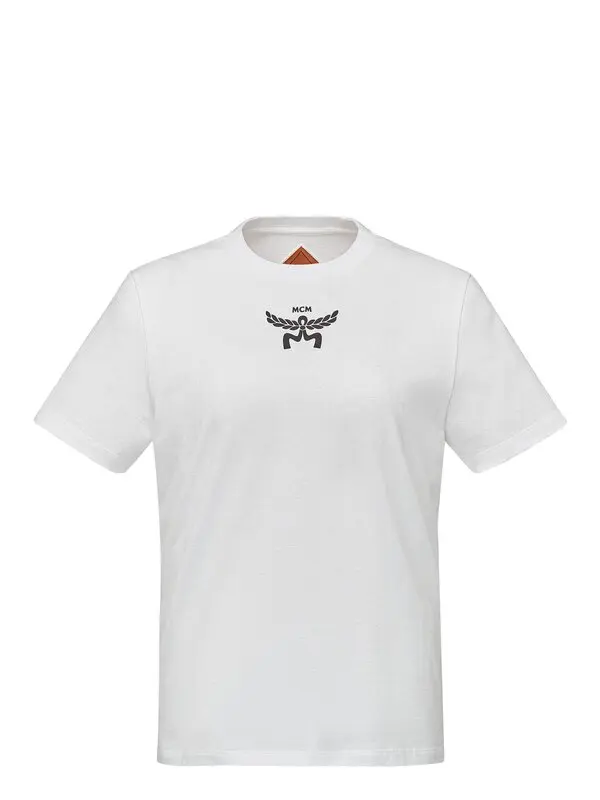 Mcm Logo Print T-shirt - White