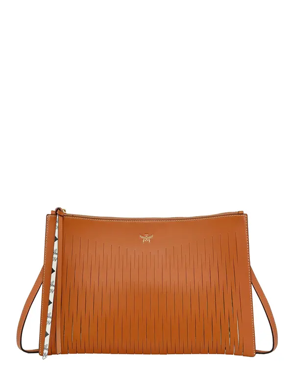 Mcm Aren Crossbody Bag - Terracotta
