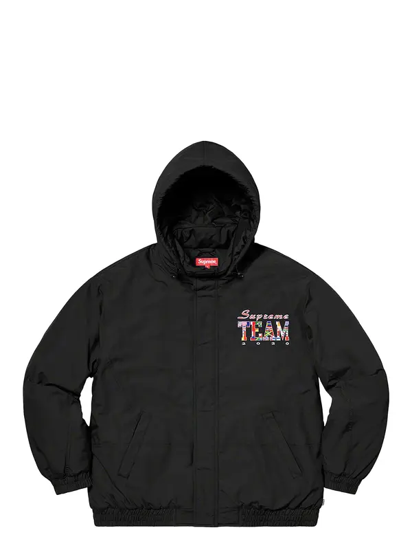 Supreme Team Puffy Jacket - Black