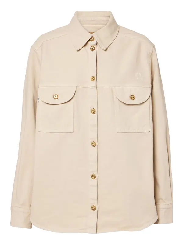 BLAZÉ MILANO Nariida Berber Denim Shirt - Beige