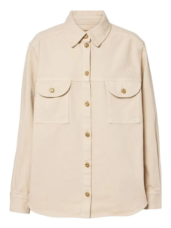 BLAZÉ MILANO Nariida Berber Denim Shirt - Beige