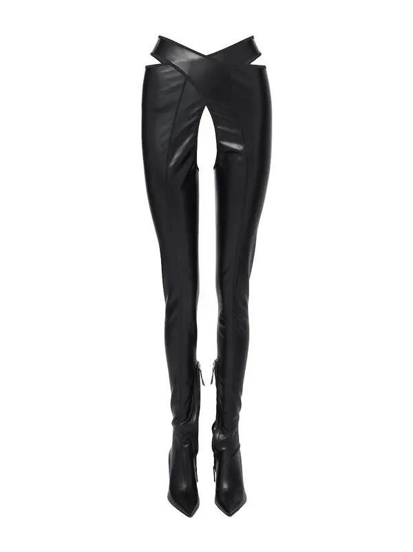 Attico Cheopissima 105 Over-the-knee Boots - Black