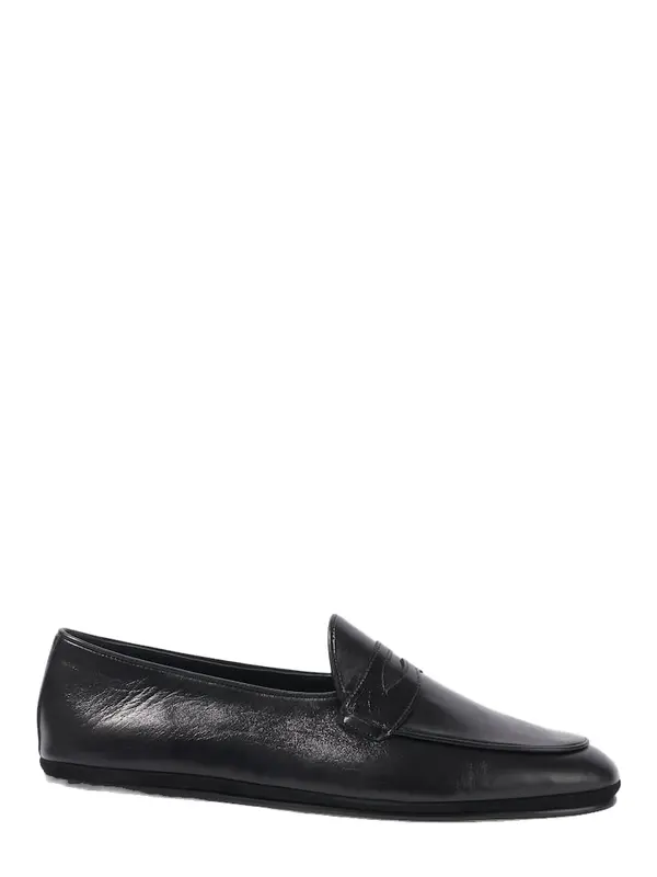 Rubinacci Leather Loafers - Black