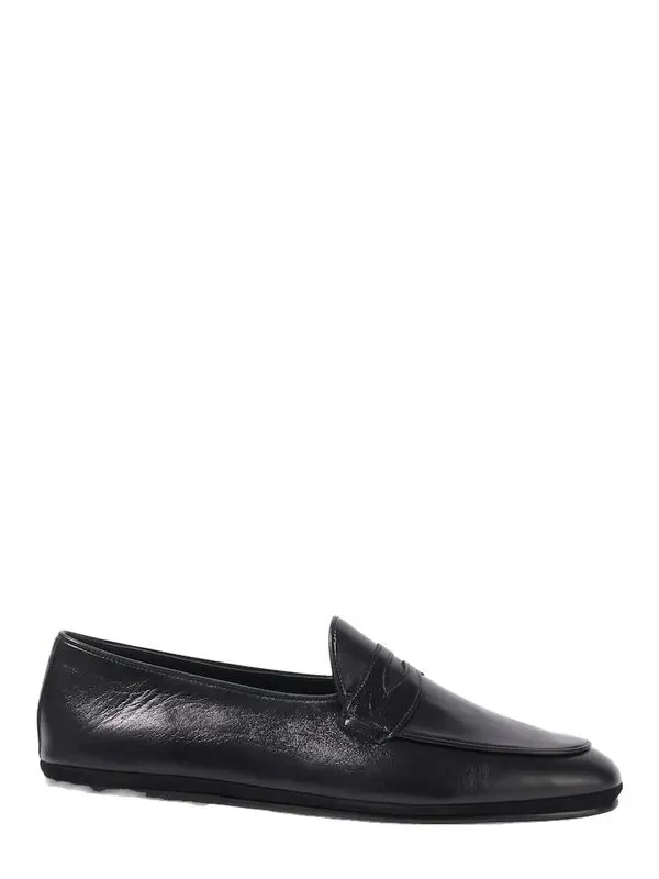 Rubinacci Leather Loafers - Black