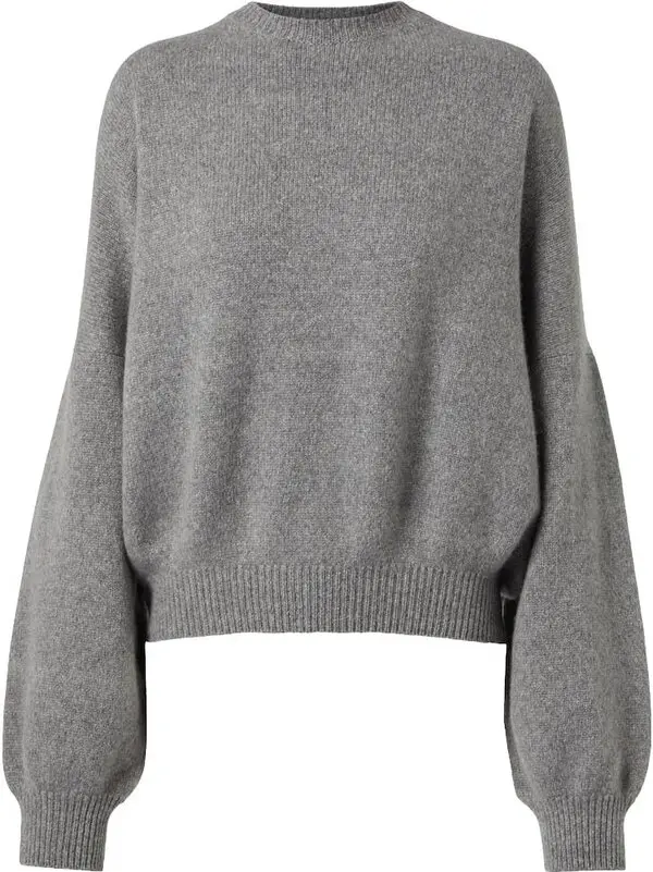 Khaite Margaux Cashmere Sweater - Grey
