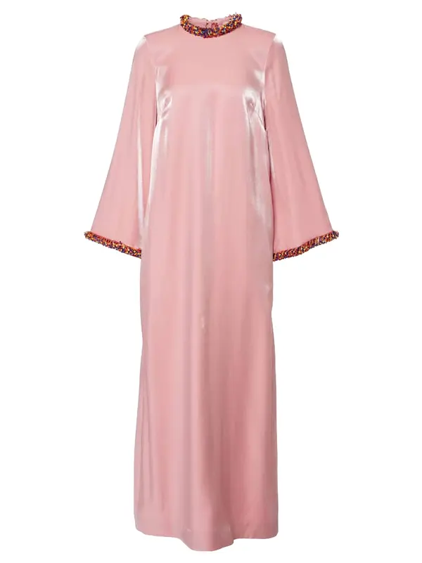 ALEMAIS Alémais Orion Beaded Gown - Pink