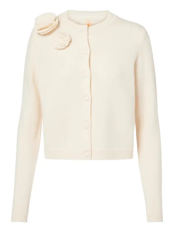 Jardin Des Orangers Wool And Cashmere Cardigan - Beige
