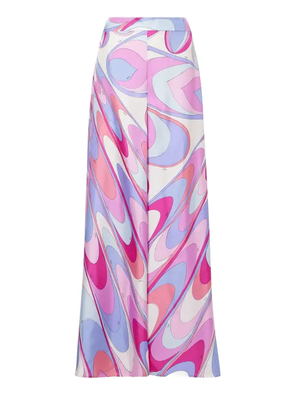 Emilio Pucci Iride Wide-leg Pants - Pink