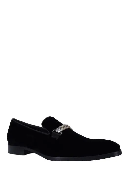 Ron White Baron Bit Loafer - Blk/gunmtl