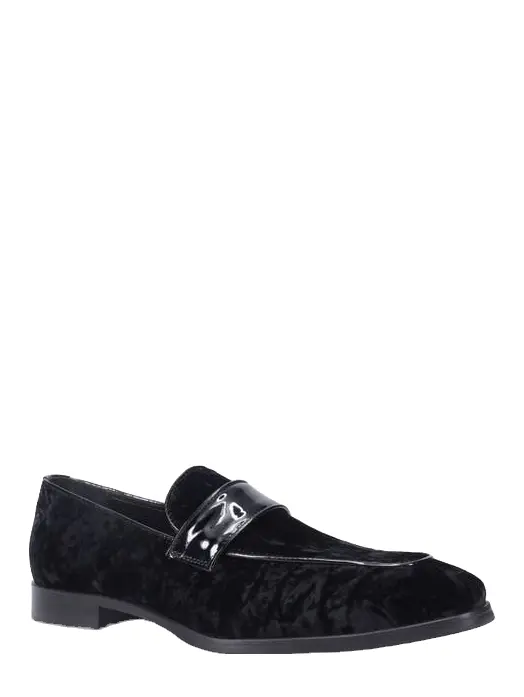Ron White Tate Moc Toe Loafer - Black