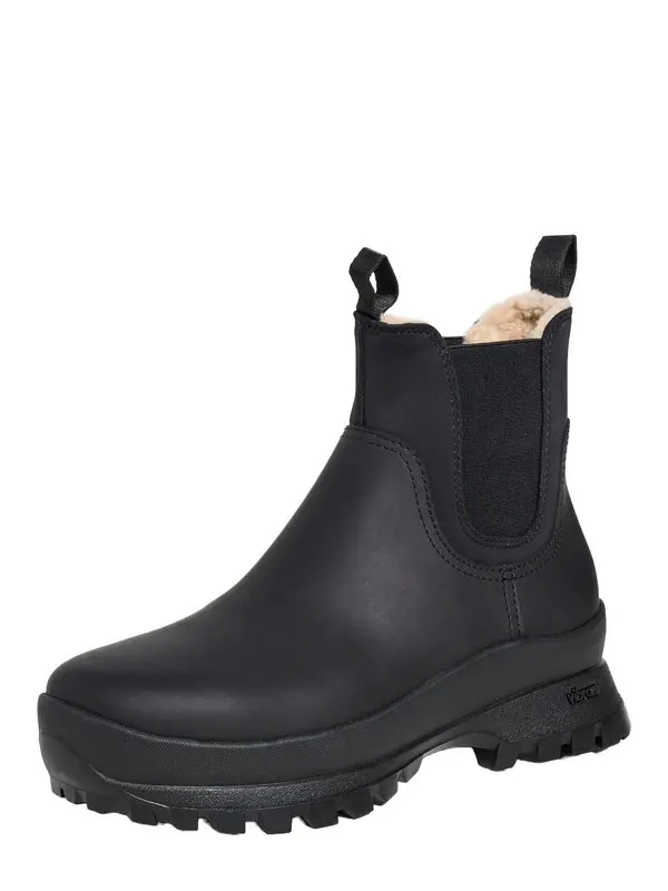 LOEFFLER RANDALL Tara Weather Boots - Black/cream
