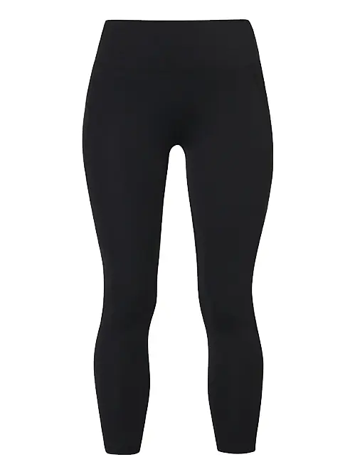 Sweaty Betty All Day 7/8 Stretch Recycled-polyester Leggings - Black