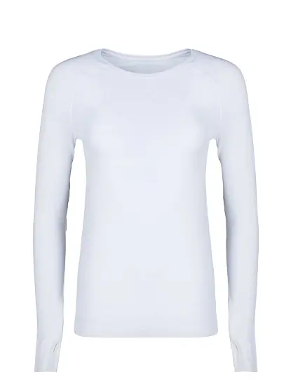 Sweaty Betty Athlete Seamless Long-sleeve Top - White