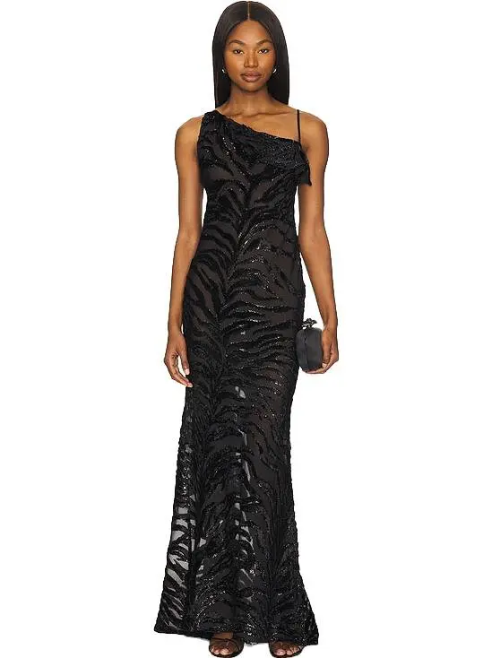 Nbd The Selene Maxi Dress - Black