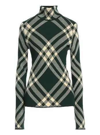 Burberry Turtleneck Knit Top - Green