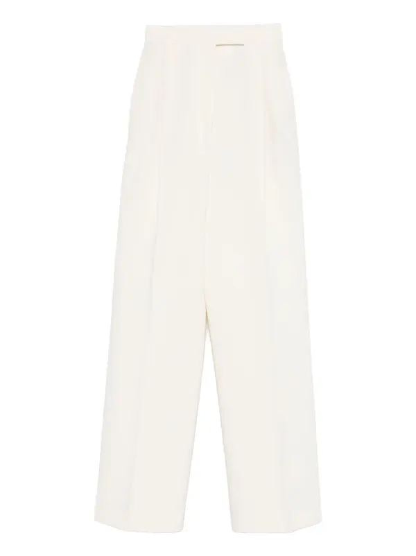 RÓHE High-waisted Tailored Trousers - White