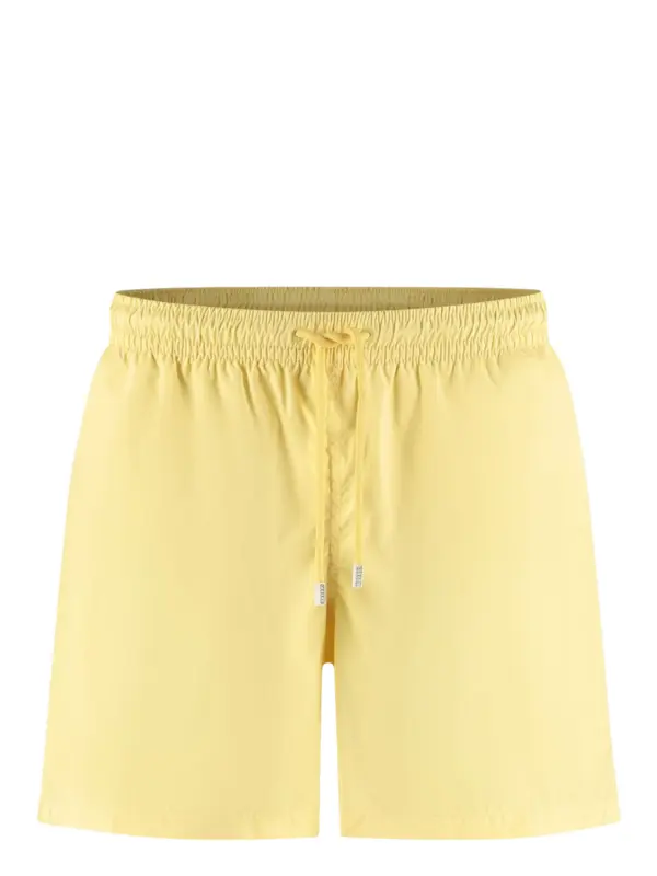 Fedeli Logo-patch Swim Shorts - Yellow