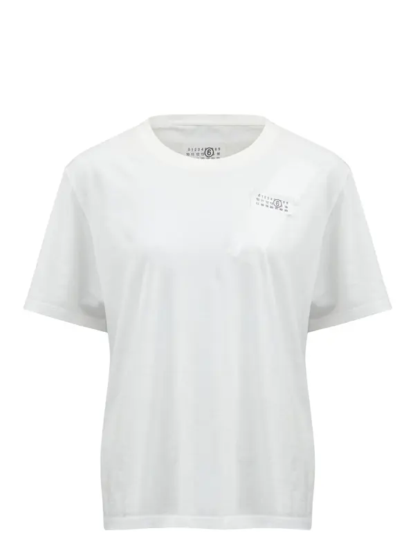 MAISON MARGIELA Numbers-motif T-shirt - White
