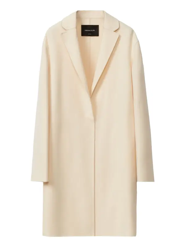 Fabiana Filippi Wool Coat - Neutrals