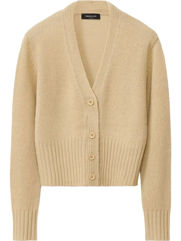 Fabiana Filippi Cashmere Cardigan - Neutrals