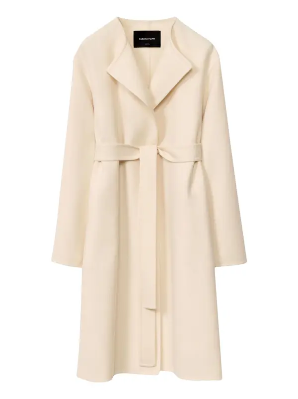 Fabiana Filippi Wool Coat - Neutrals