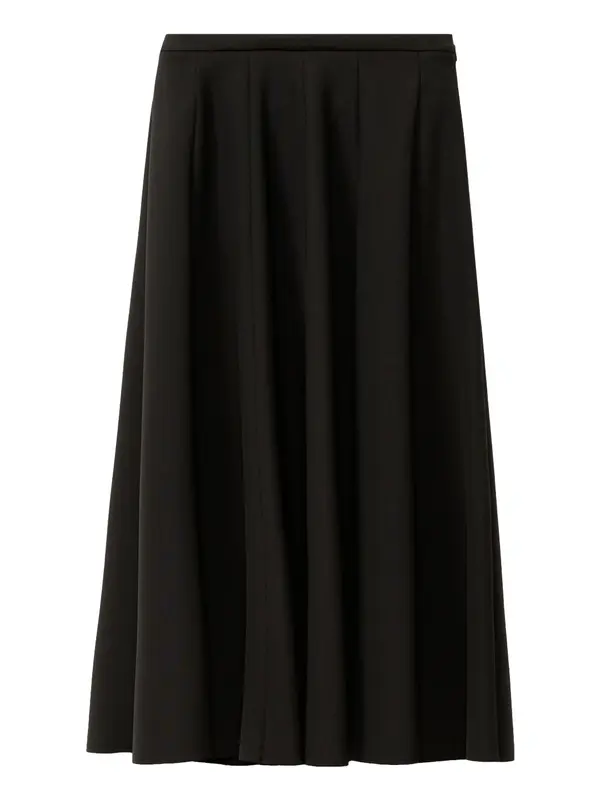 Fabiana Filippi Pleated Midi Skirt - Black