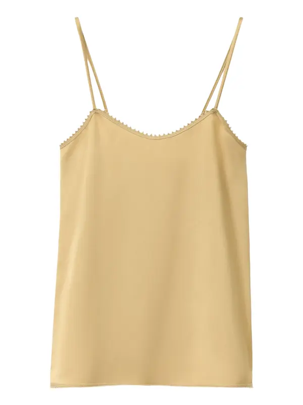 Fabiana Filippi Satin Cami Top - Yellow